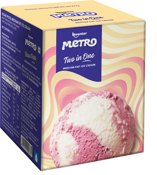 Keventer Metro Two-in-One Gallon Pack Ice Cream - 4L – Shopkeventer.com